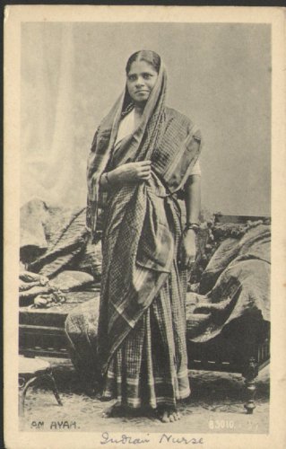 Vintage Photograph of an Ayah - Old Indian Photos