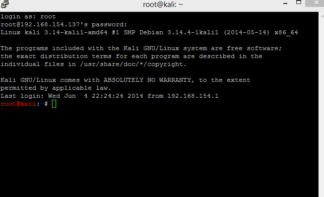 Remotely Access Kali Terminal Using Putty - Kali Linux Hacking Tutorials