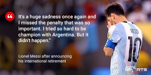 Lionel Messi Penalty Miss vs Chile 2016 - retires from Argentina memes ...