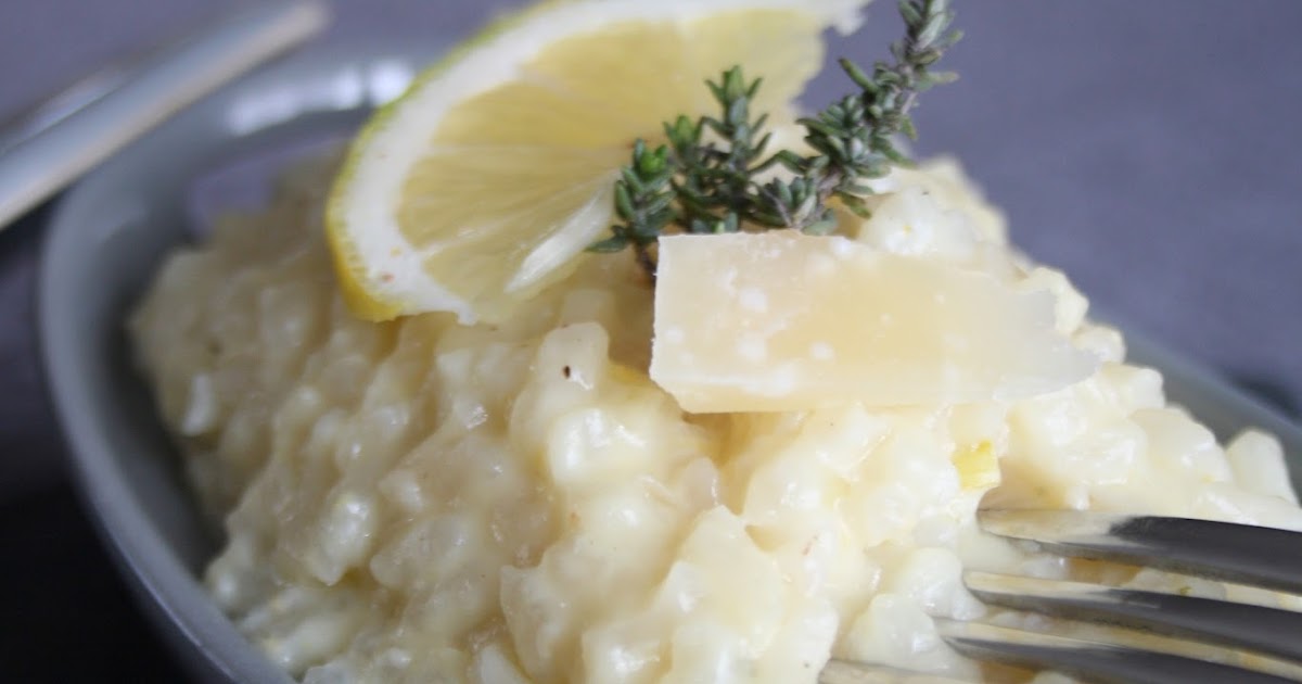 Deliciours...: Risotto au citron