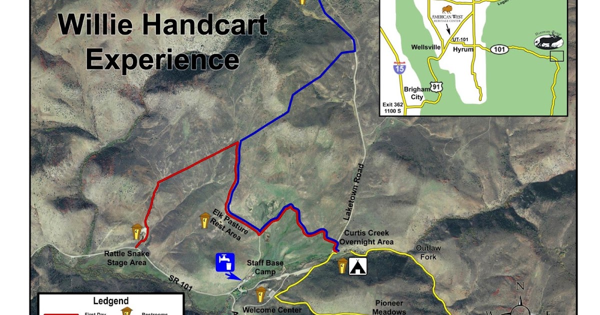 Sunset Ridge Stake Trek 2018: Map