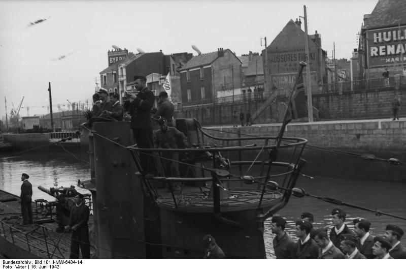 World War II Pictures In Details: U-455 Return From Her Patrol At St ...