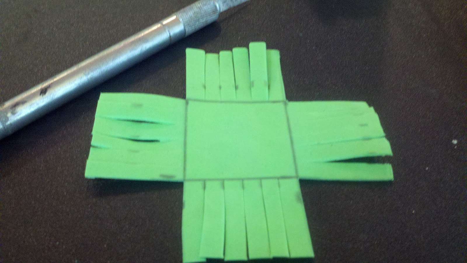 Casey Creates Crafts: Mini Foam Weave Basket