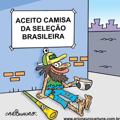 ARIONAURO CARTUNS - Blog do Cartunista Arionauro: Charge Seleção Brasileira