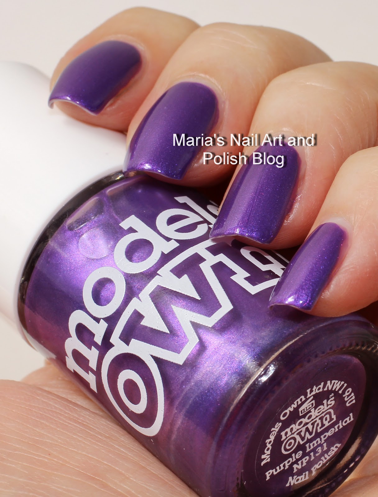 Marias Nail Art and Polish Blog: Models Own swatch spam: Deep Purple ...