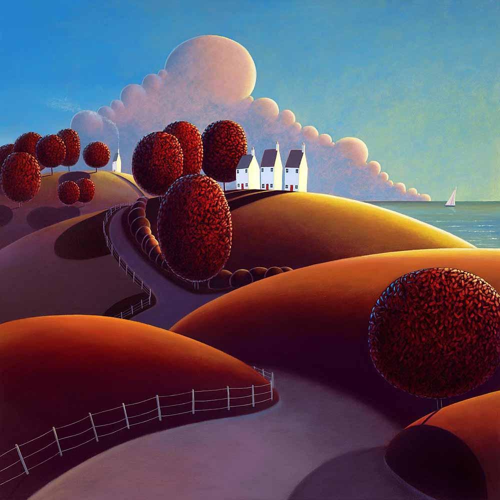 Paul Corfield, 1970 | Naïf Style Landscape painter | Tutt'Art ...