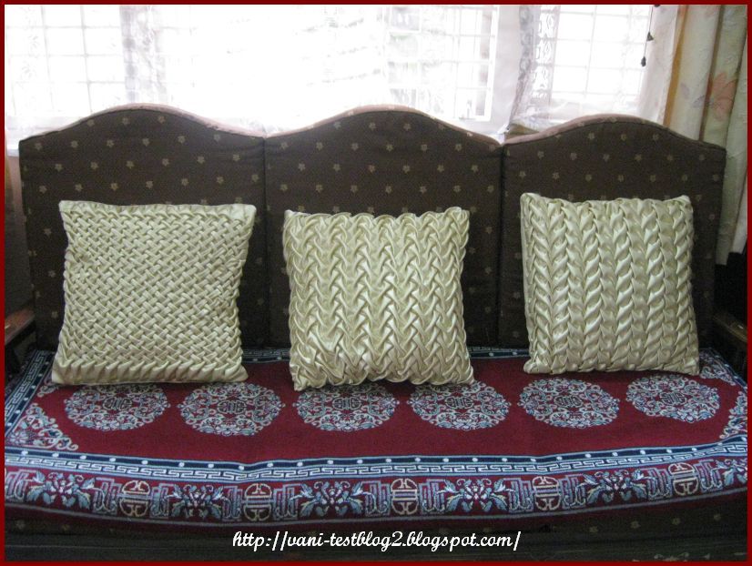 Vani's blog 2 : Six Canadian smocked cushions with six designs