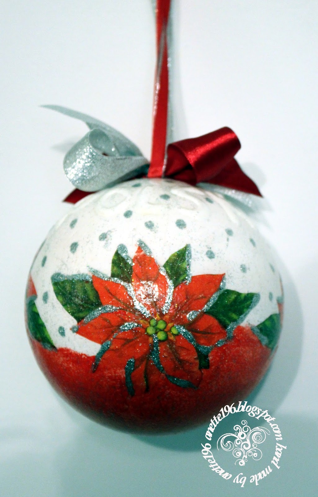 hand made by anette196: Bombki, bombki i bombka "zrób sobie sam"