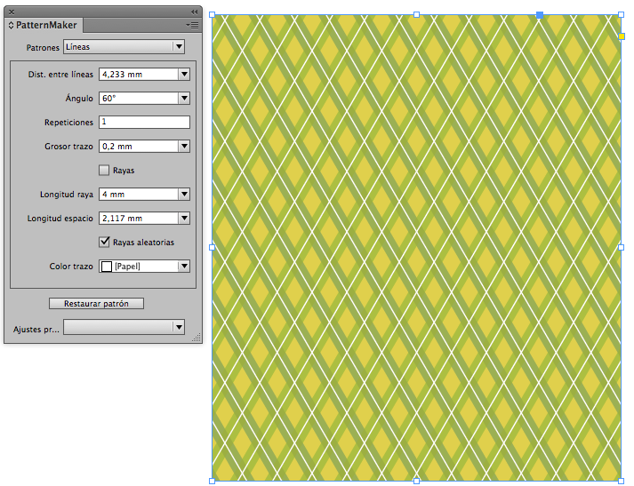 Crear patrones en InDesign - profeivan