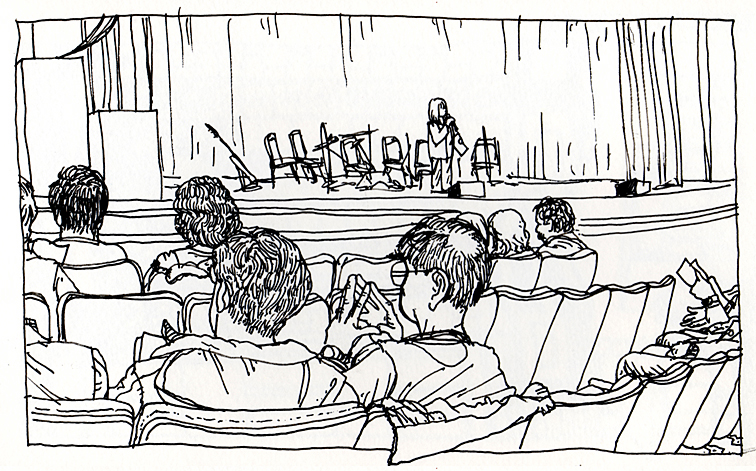 LUDstuff!: SKETCHBOOK: "Before the Concert"