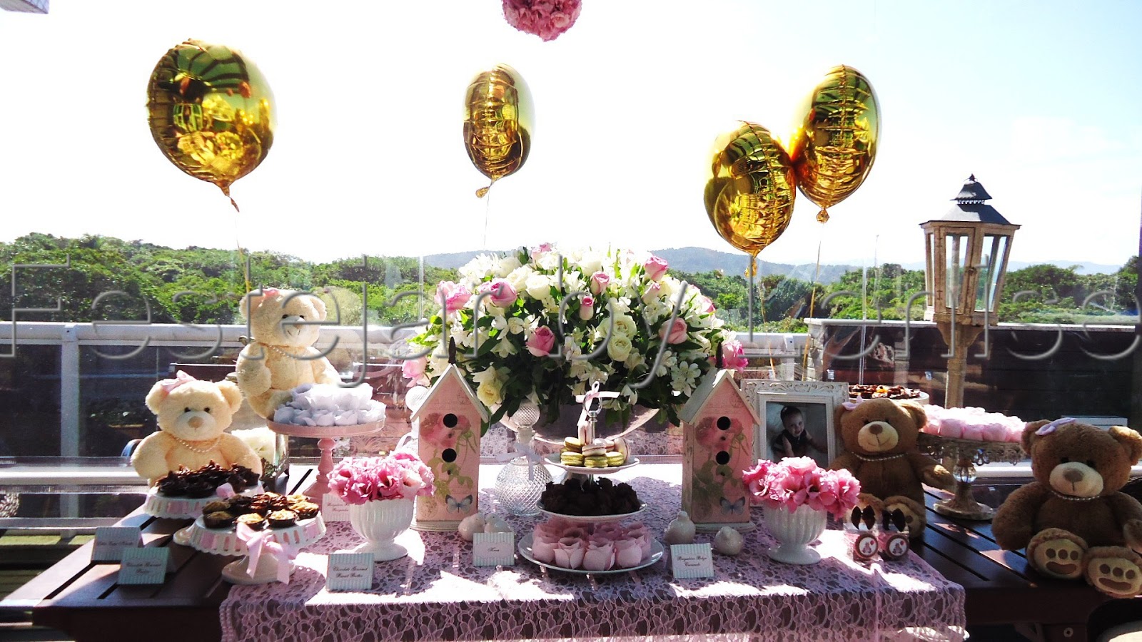 Festejar By Lenise: Decor Sofisticada - Ursas para o Debu da Nicole ...