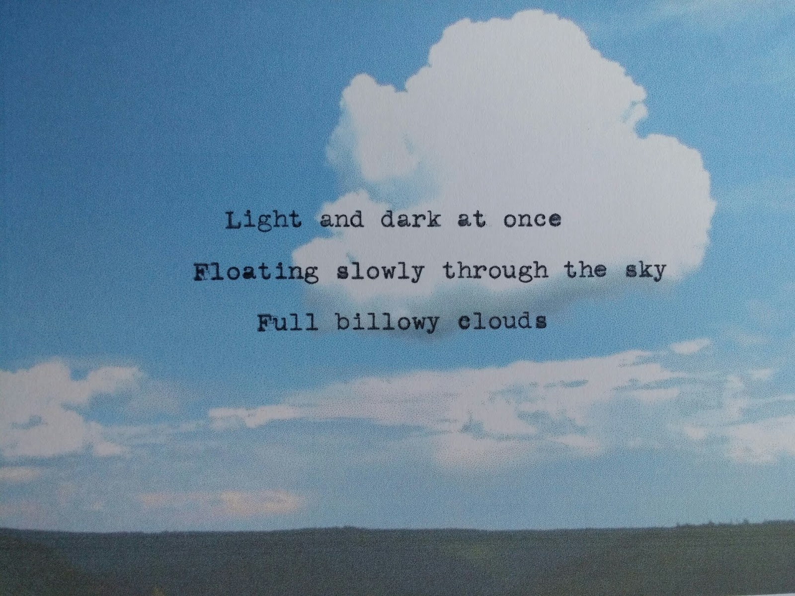 Daily Haiku - Clouds
