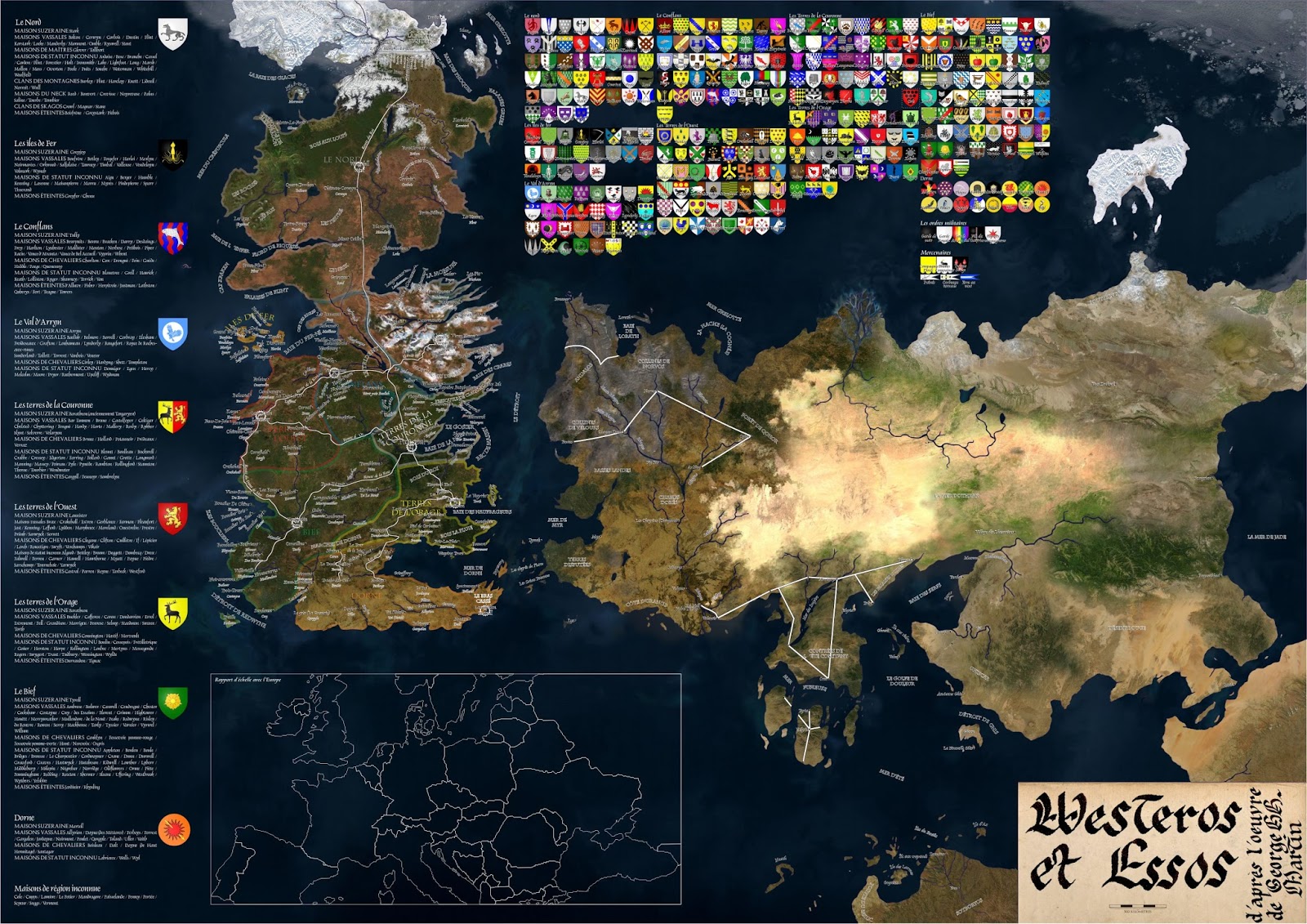 Οι αποστάσεις μεταξύ των τοποθεσιών του Westeros | Game Of Thrones GR Fans