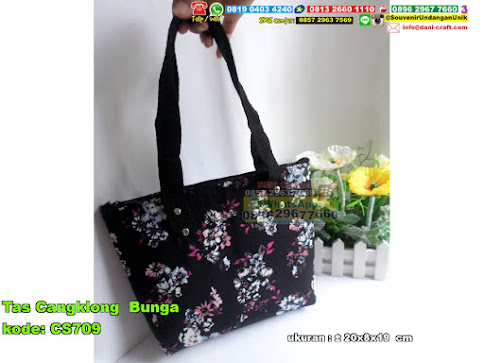 Tas Cangklong Bunga | Souvenir Pernikahan