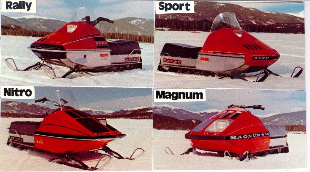 CLASSIC SNOWMOBILES OF THE PAST: 1976 RUPP SNOWMOBILES