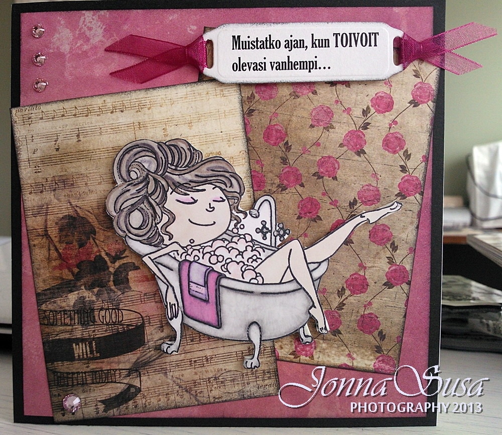 Elämää, ei sen enempää...: Syntymäpäivä-kortti ystävälle