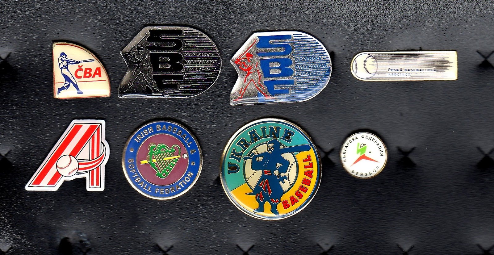 baseball pin collection display collecting : baseball federation pins ...