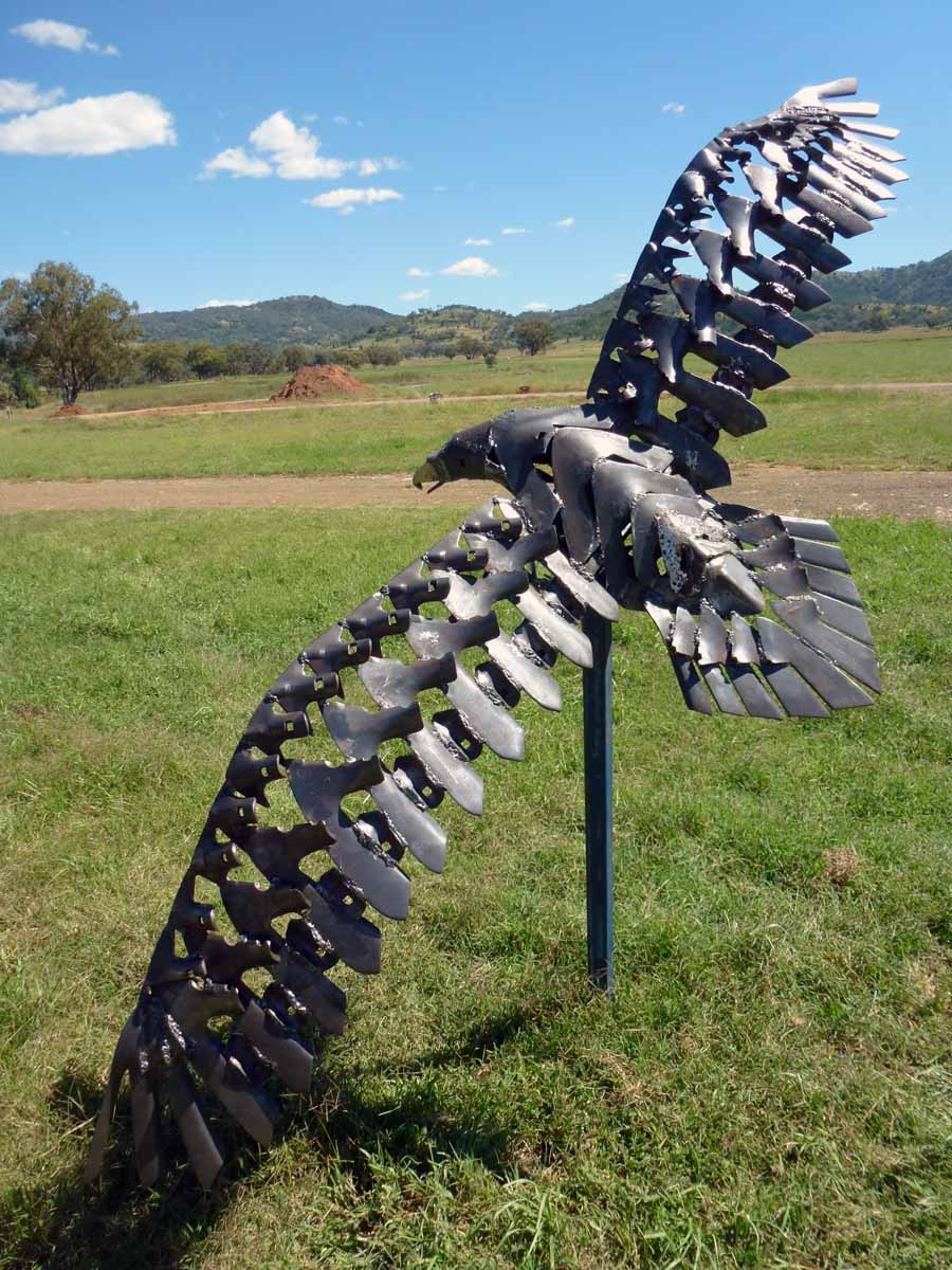 Bird In Everything: Metal Bird Sculpture