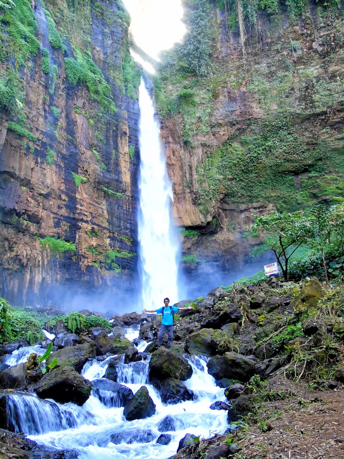 My Trip: Air Terjun Kapas Biru / Antrukan Telu - Pronojiwo - Lumajang