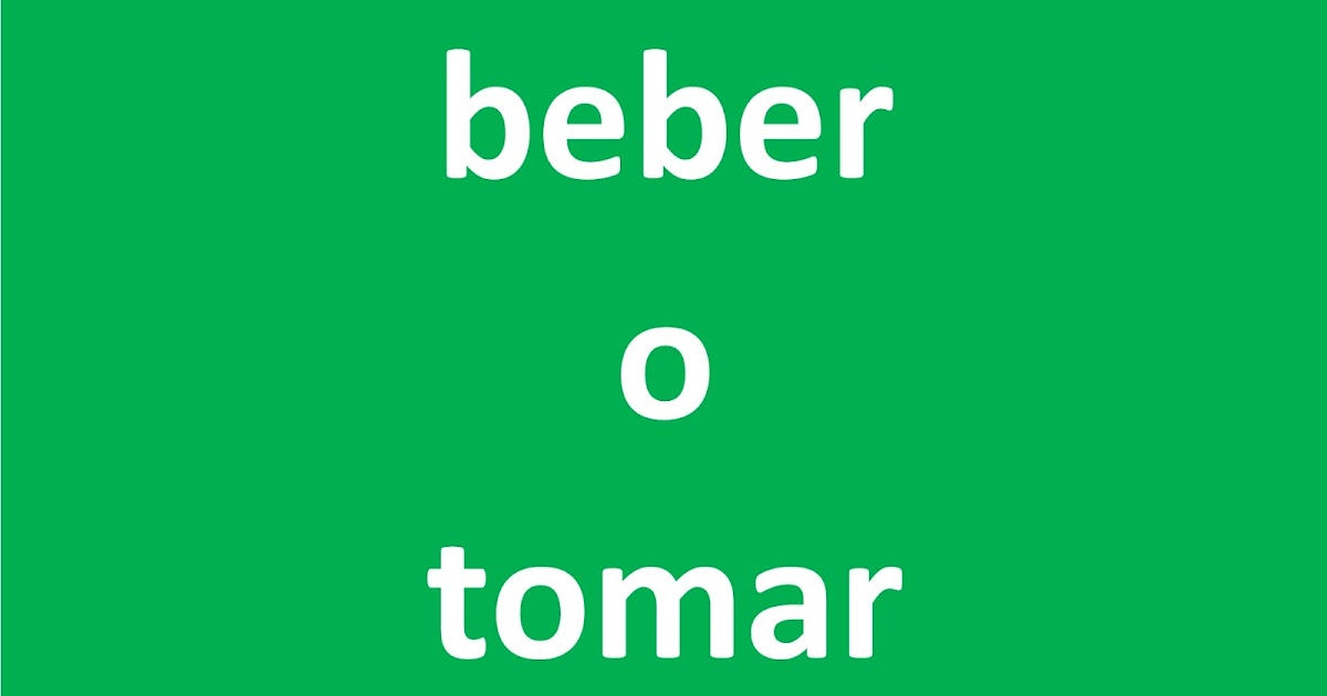 Harnosandspanska: beber o tomar