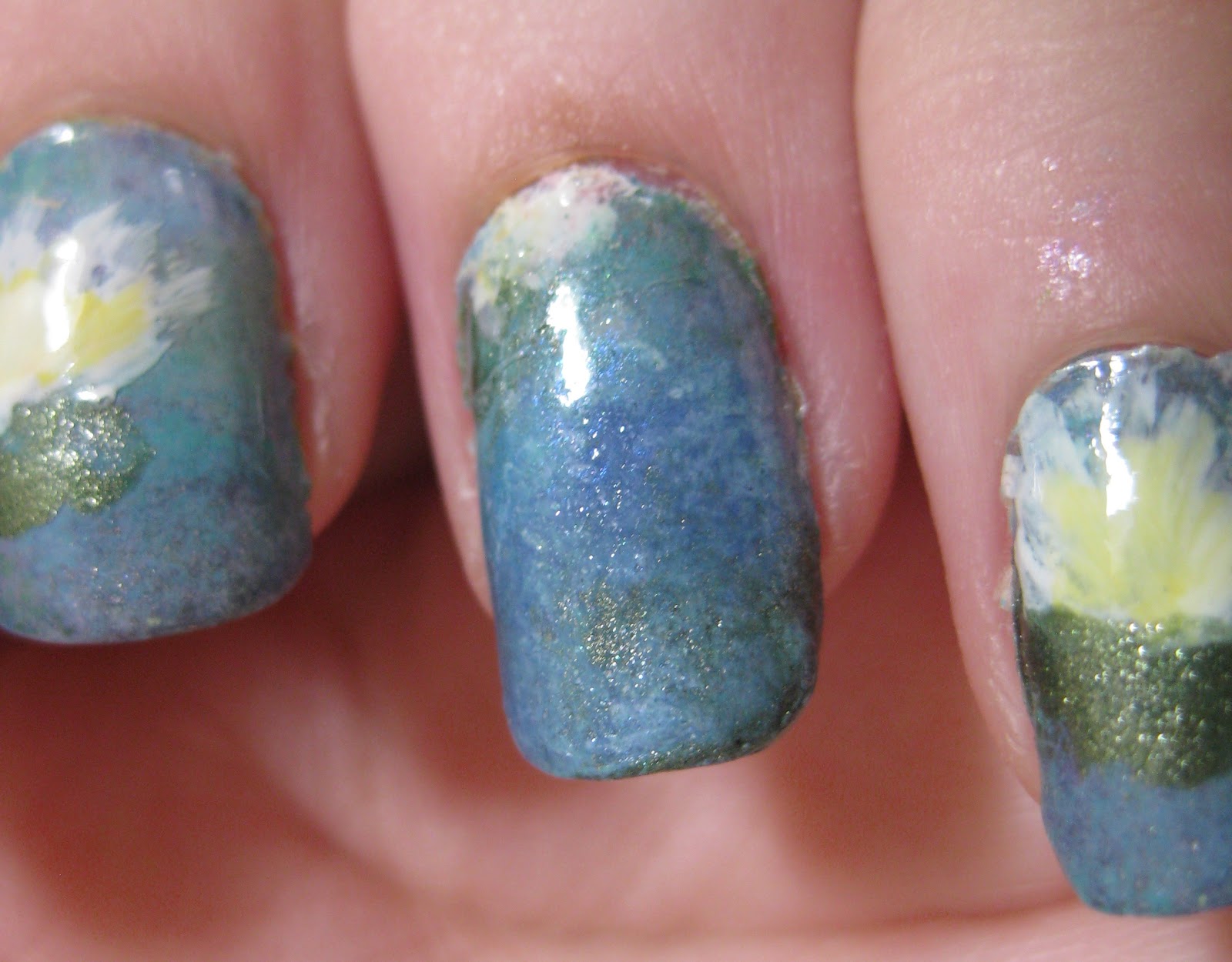 Unprofessional Nails: Inspired by Monet