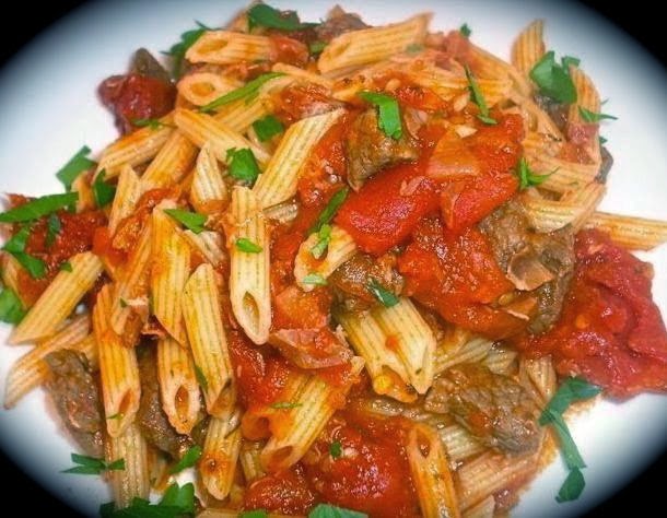 The Briny Lemon: Beef and Pancetta Pasta