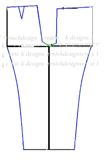 ernie k designs: Drafting my own one piece pattern pants: the epic tale ...