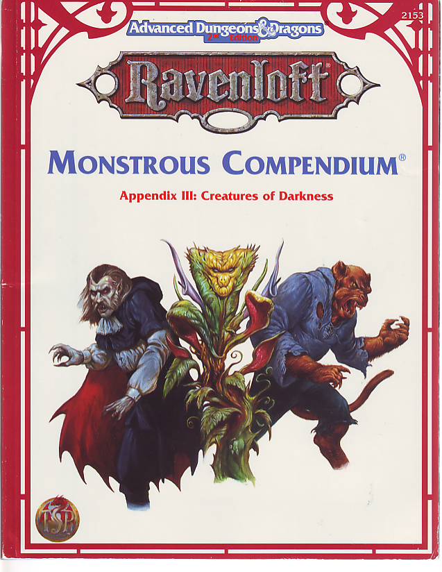 Quag Keep: Ravenloft Monstrous Compendium III - Creatures of Darkness