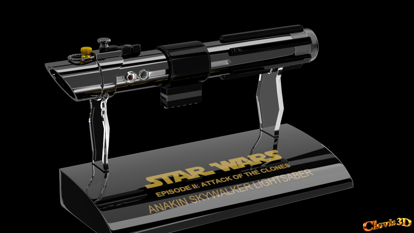 Clovis 3D: Anakin Lightsaber - Episode II - Attack of the Clones