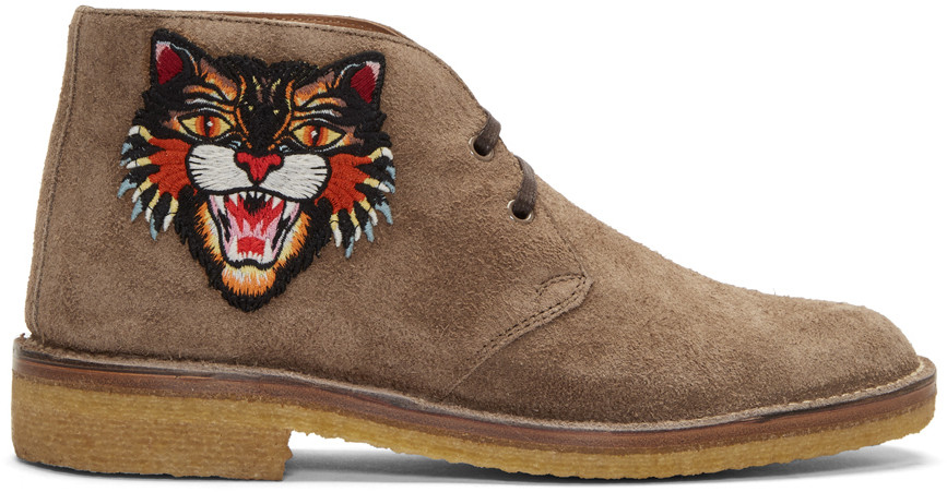 Bump Up The Boot: Gucci Angry Cat Moreau Desert Boots | SHOEOGRAPHY
