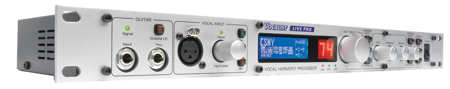 DigiTech Vocalist Live Pro Vocal Harmony Processor