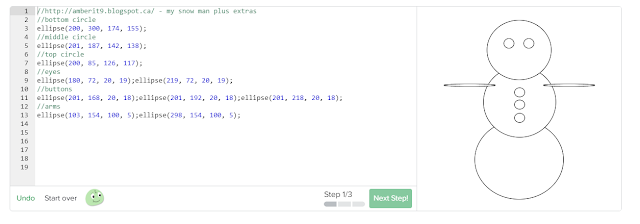 amber brar: 01 Simple Snowman - Javascript - Khan Academy
