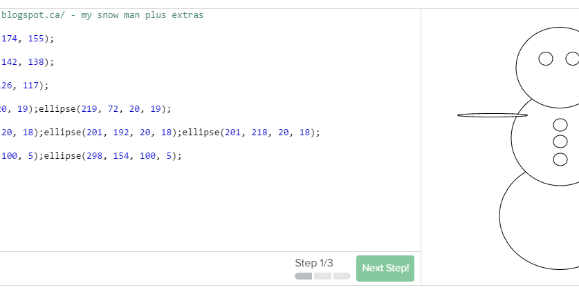 amber brar: 01 Simple Snowman - Javascript - Khan Academy