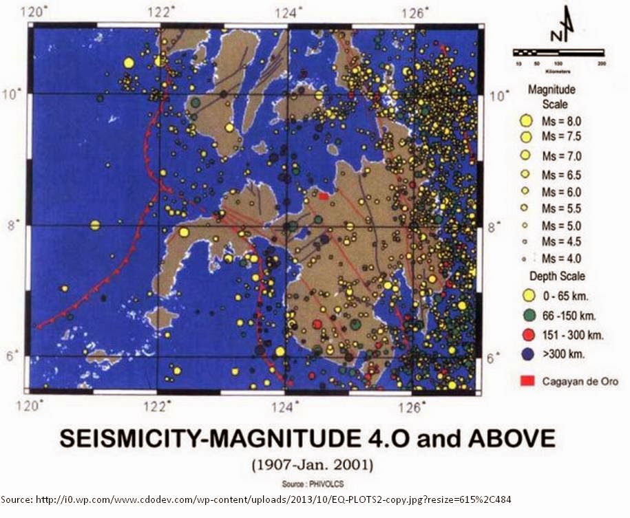 For Posting Later: Fault Lines Near Cagayan de Oro City and Possible ...
