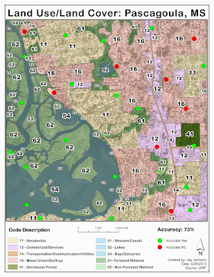 Jay Johnson's UWF GIS Blog: Lab 4: Ground Truthing and Accuracy Assessment