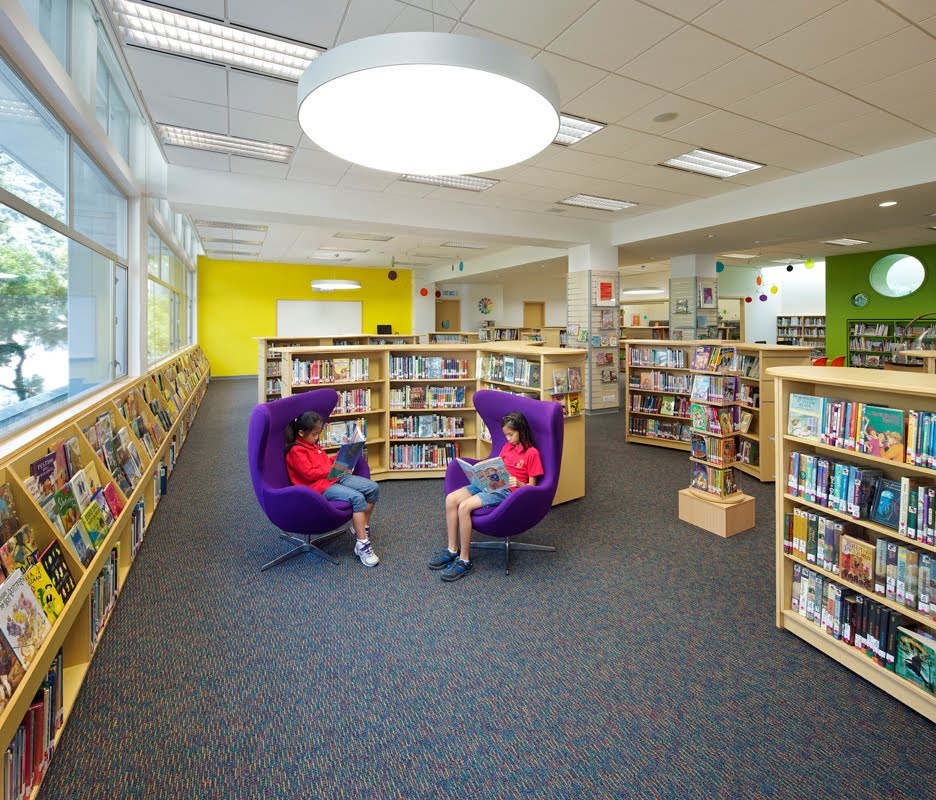 the Garden of Leah: Library at the Hong Kong International School