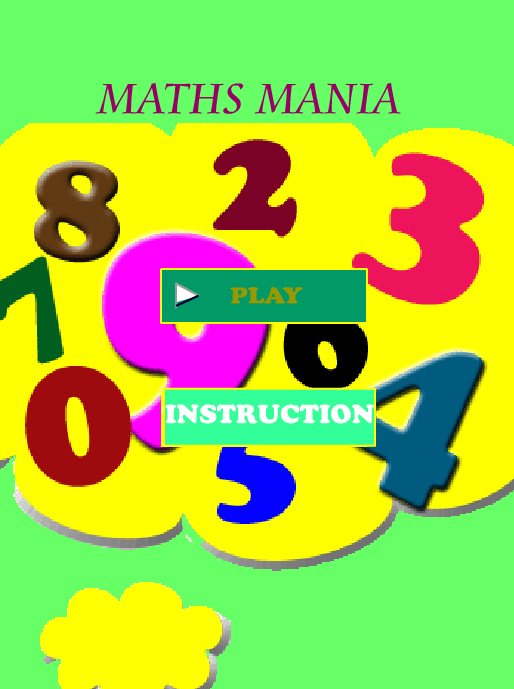 Soochin's project: Game Application - Maths Mania