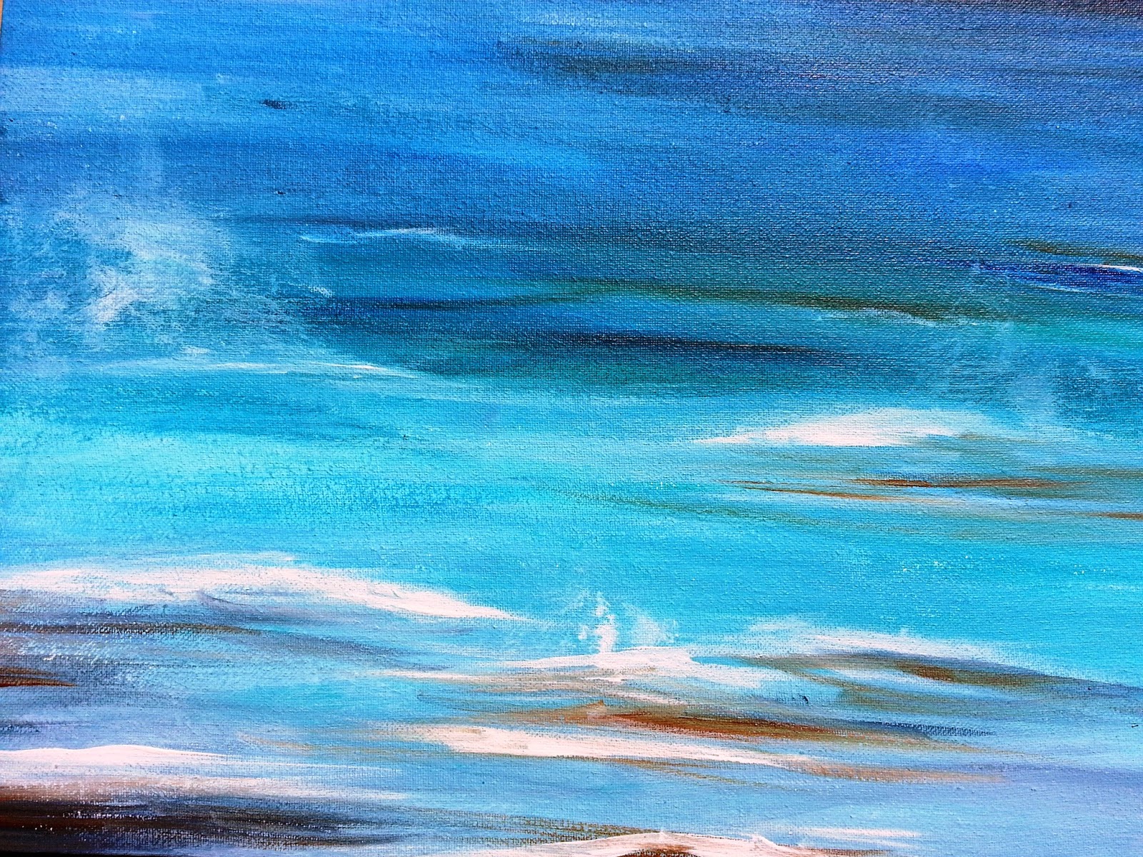 The Blooming Orchids: By the Sea - Painting