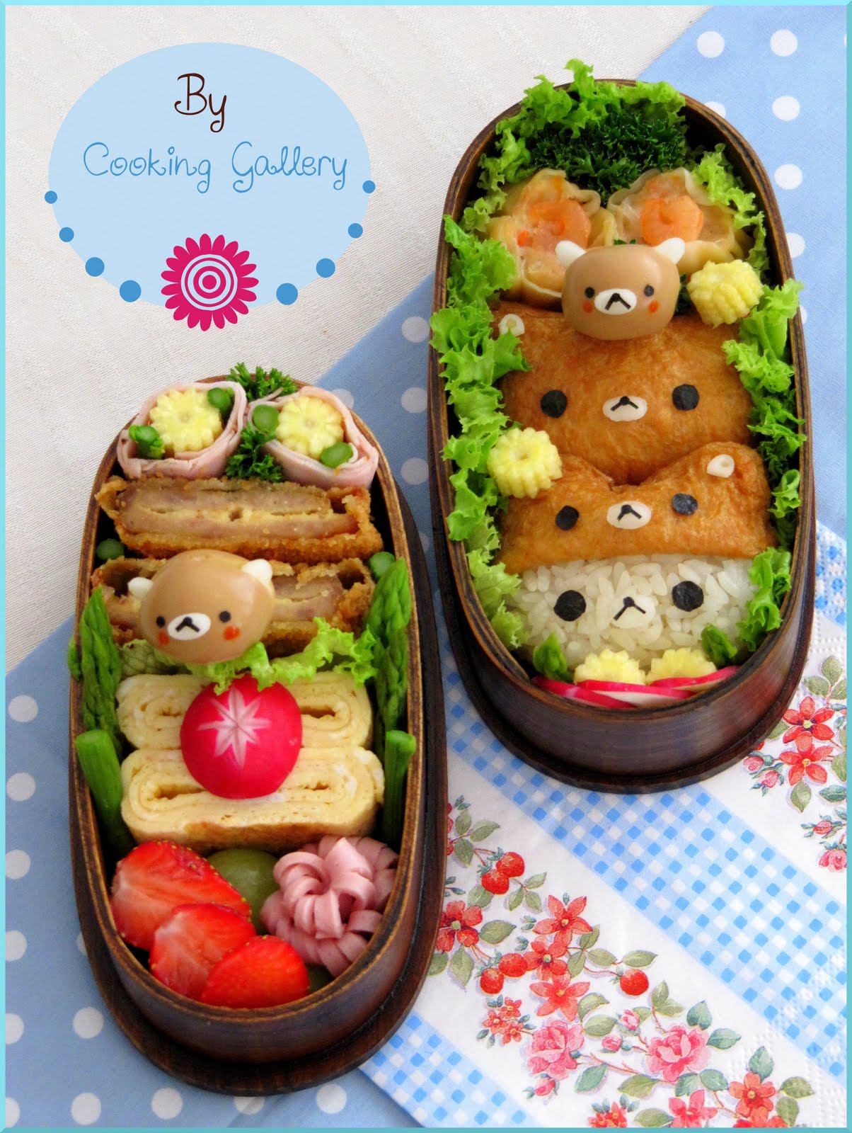 Rilakkuma Inari Sushi Bento | Cooking Gallery