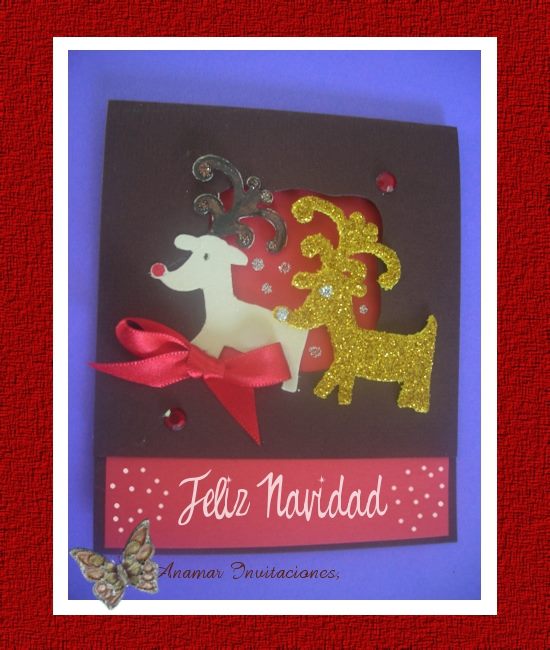 Ideas para tarjetas navideñas ~ Anamar y sus creaciones