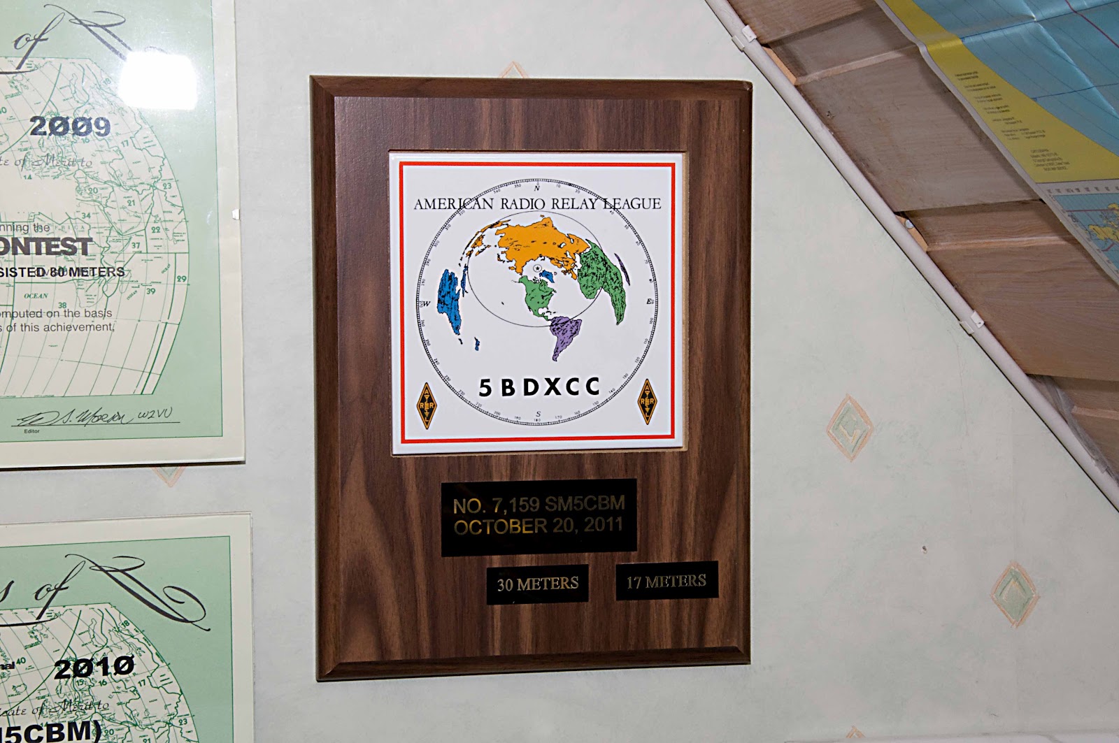 SM5CBM; SM5C; 7S5C Ham Radio Station: 7BDXCC