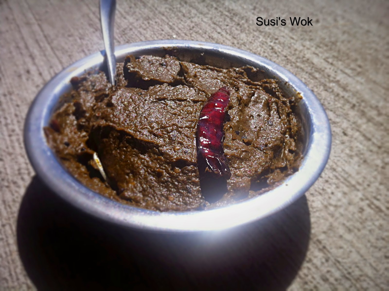 Susi's Wok: Pulicha keerai / Gongura thokku