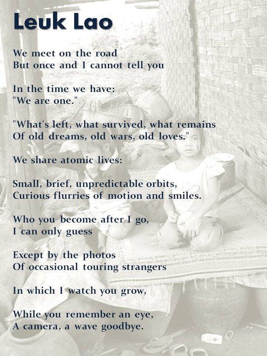 On The Other Side Of The Eye: [Poem] Leuk Lao