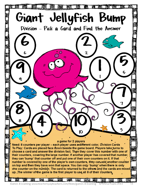 Fun Games 4 Learning: Bump! Bump! Bump! Bump Math Games