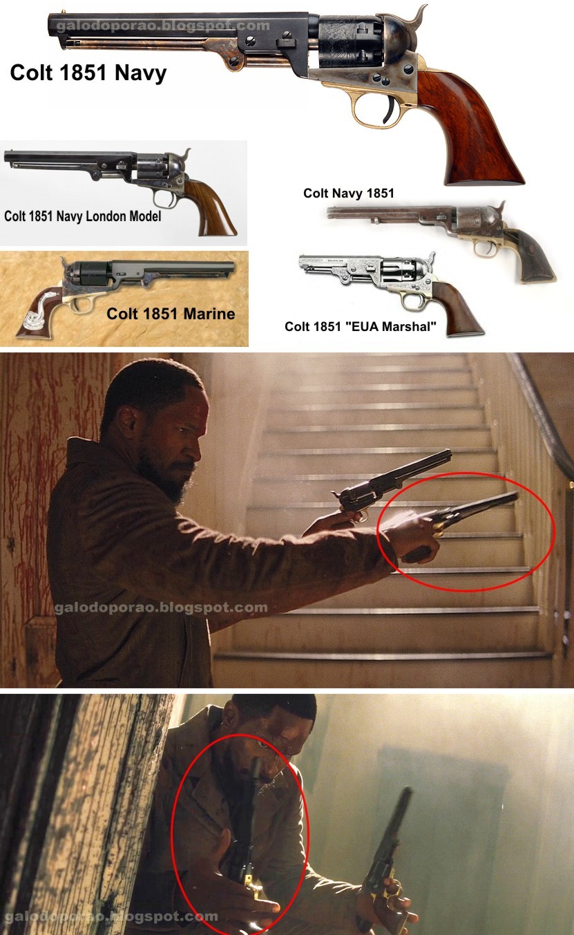 Galo do Porão: Django Livre - As Armas Usadas no Filme