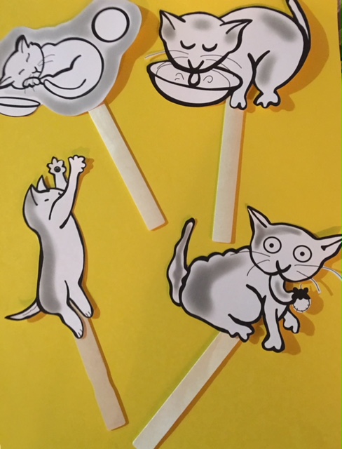 KITTEN’S FIRST FULL MOON LARGE TEACHER RETELLING STICKS ~ Book Units by ...
