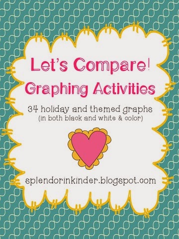 Splendor in Kinder: Let's Compare! - Graphing Pack