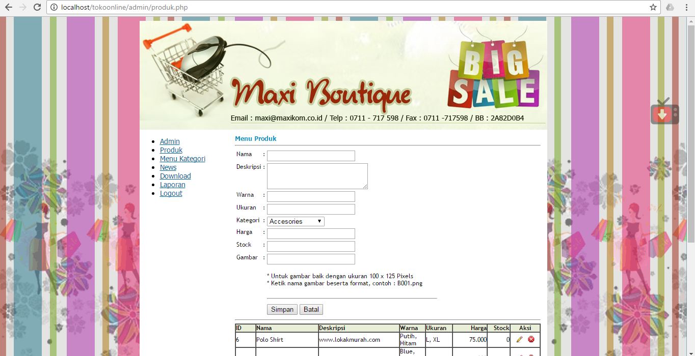 Downoad Source Code Toko Online dengan PHP dan Mysql - Tutorial Codding
