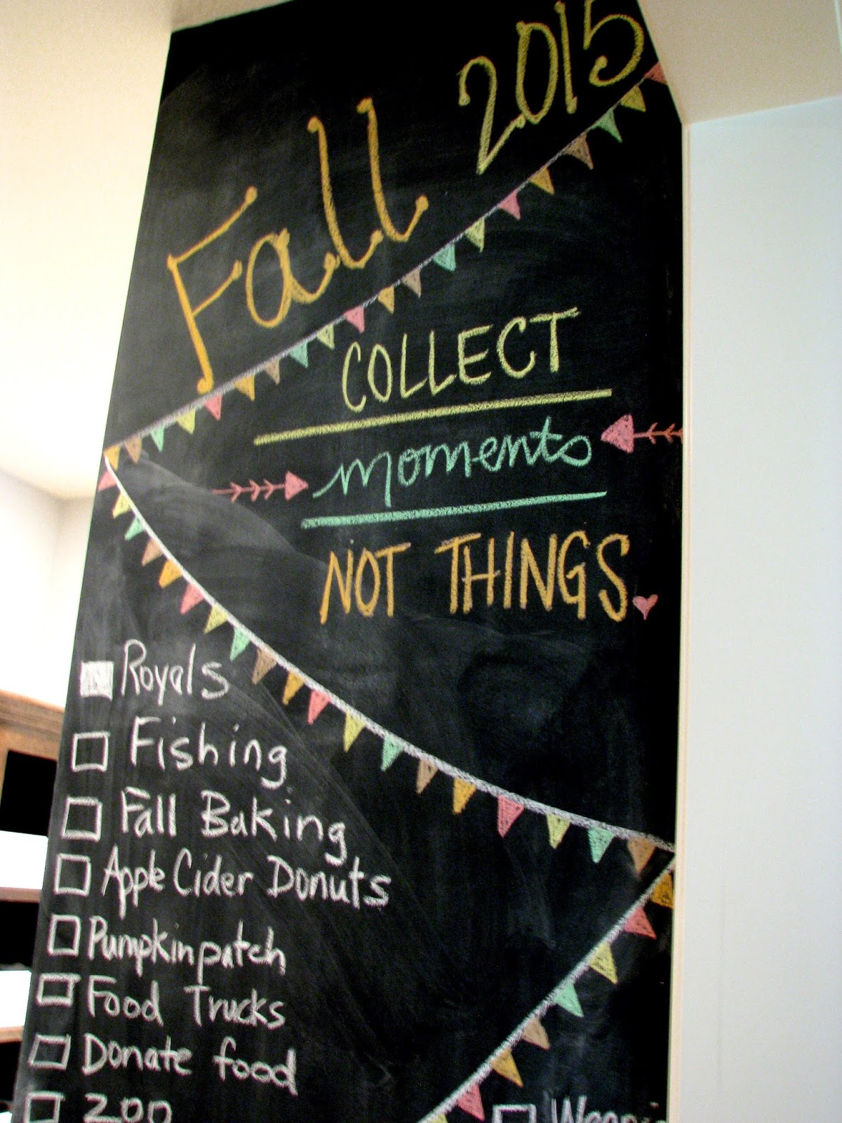 How to Make a Fun Chalkboard Fall Bucket List - Life Love Larson