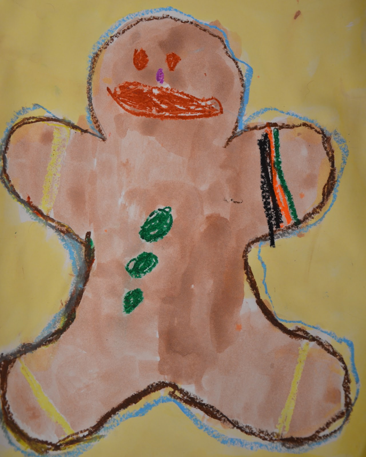A Place Called Kindergarten: Framable Gingerbread Art